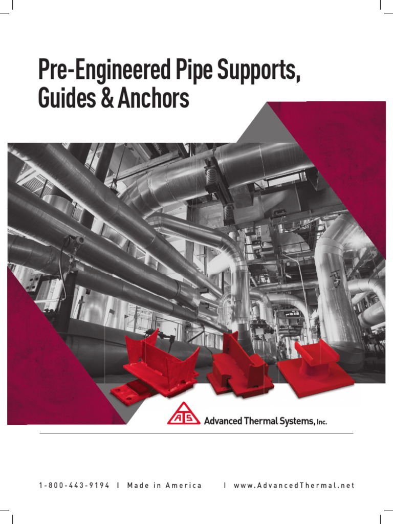 ATSGuides and Supports Catalog | PDF | Pipe (Fluid Conveyance) | Friction