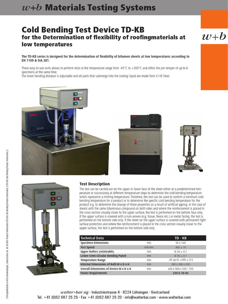 TD-KB Cold Bending Product Information Device | PDF | Sheet Metal ...