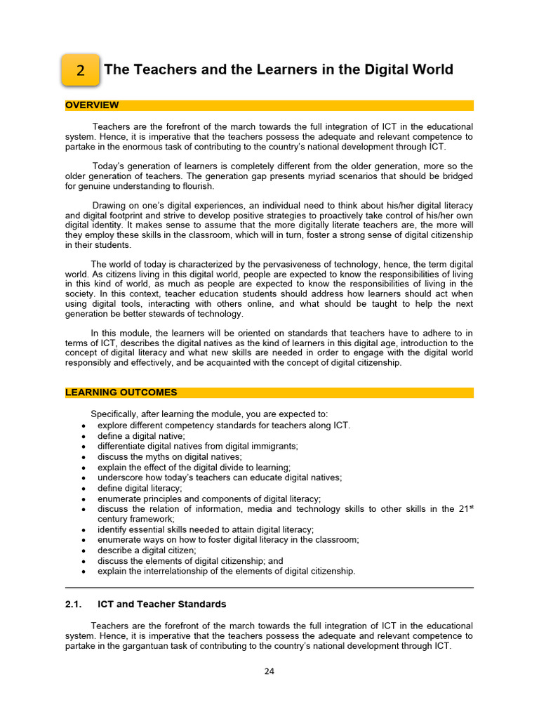 TTL Module 2 1 | PDF | Educational Technology | Teachers