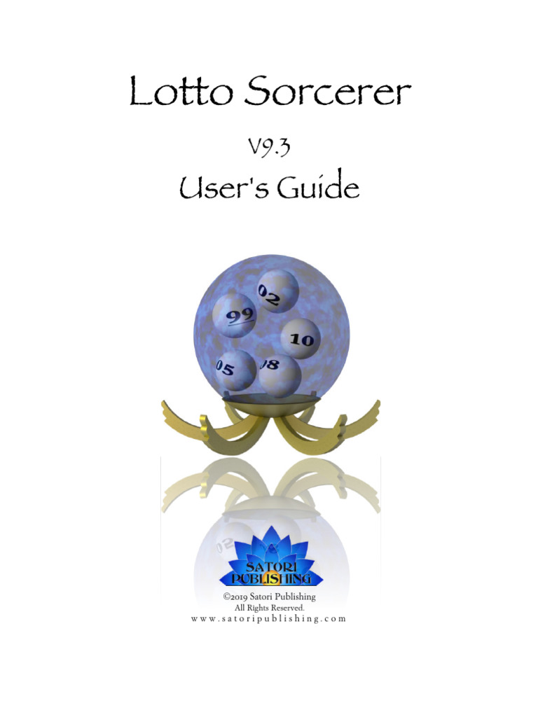 Lotto Sorcerer Users Guide | PDF