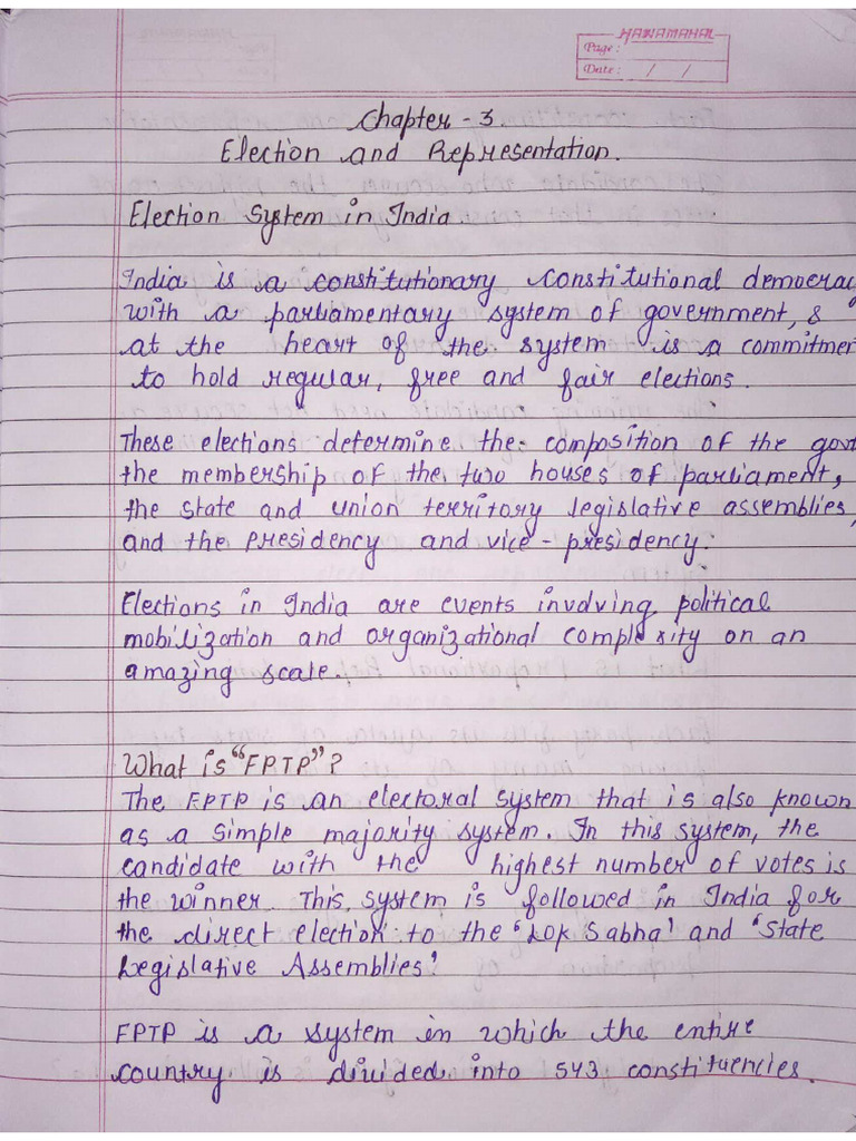 Political Science Chapter 3 | PDF