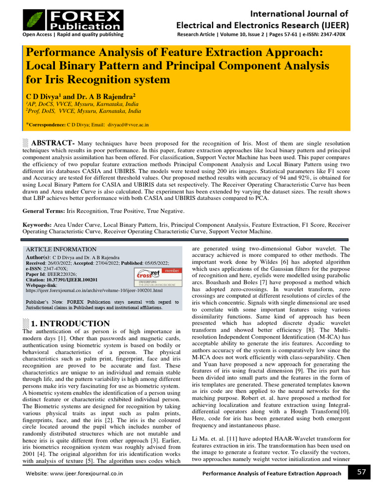 2nd Objective Paper | PDF | Support Vector Machine | Principal ...