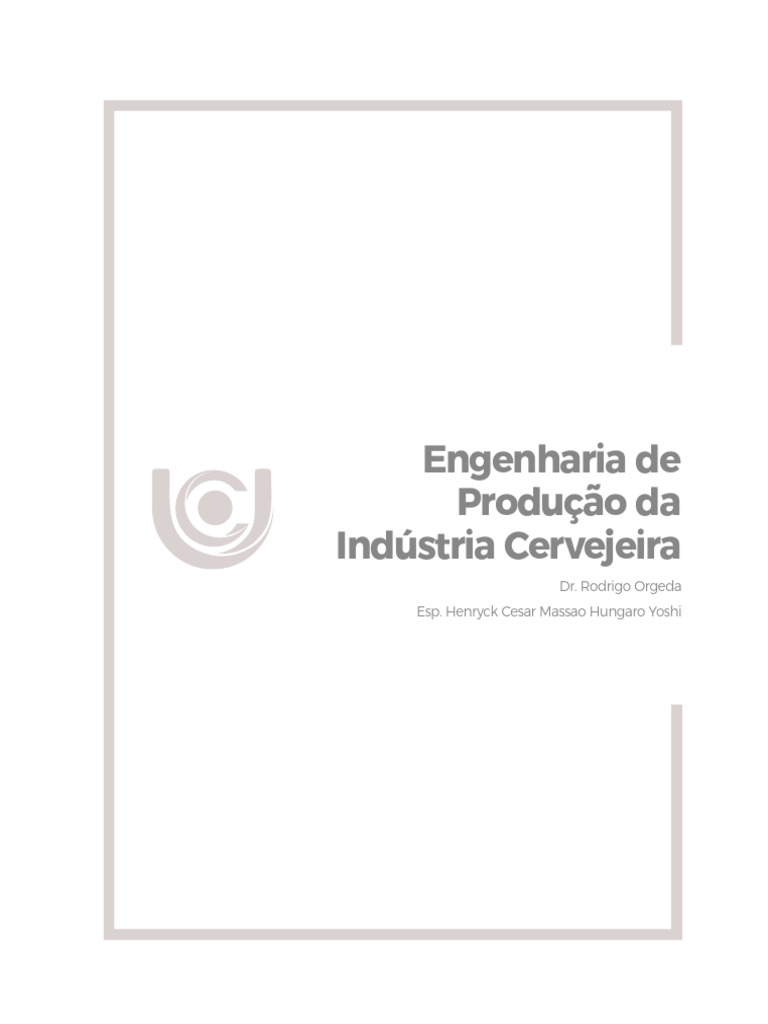 Livro Engenharia De Produção Da Industria Cervejeira Unicesumar Pdf