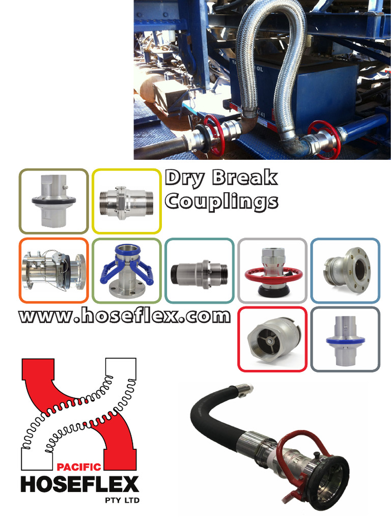KLAW Breakaway and Dry Break Couplings | PDF | Valve | Stainless Steel