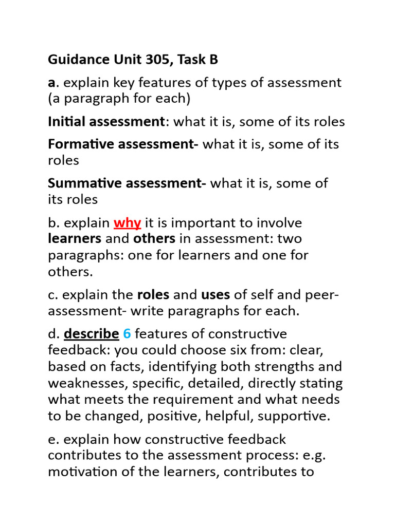 AET Unit 305, Task B | PDF