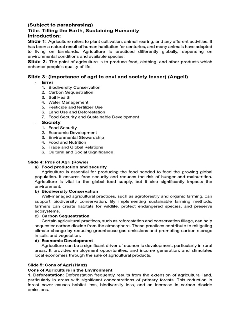 GEC Report | PDF | Agriculture | Sustainable Agriculture