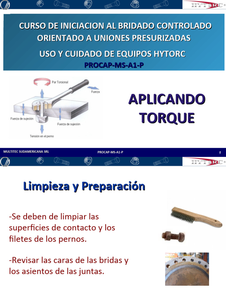 A1-6-Aplicando Torque | Descargar gratis PDF | Tuerca (Hardware) | Tornillo