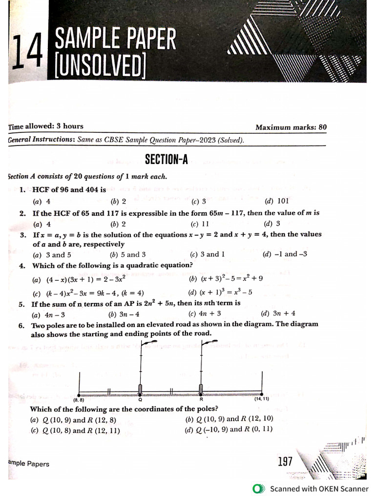 Maths Paper | PDF