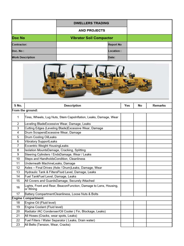 Vibrator Soil Compactor | PDF