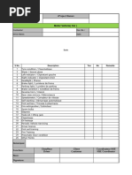LDV - Pre - Start Checklist | PDF