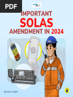 SOLAS 2024 Key Amendments Overview | PDF | Shipping | Ships