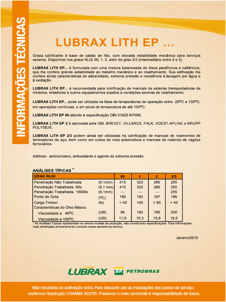 Lubrax Lith Ep 2 | PDF