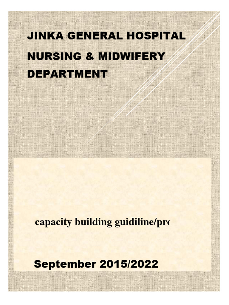 Nurse &midwifery Clinical Capacity 2022 | PDF