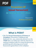 POSH Committee Guidelines | PDF