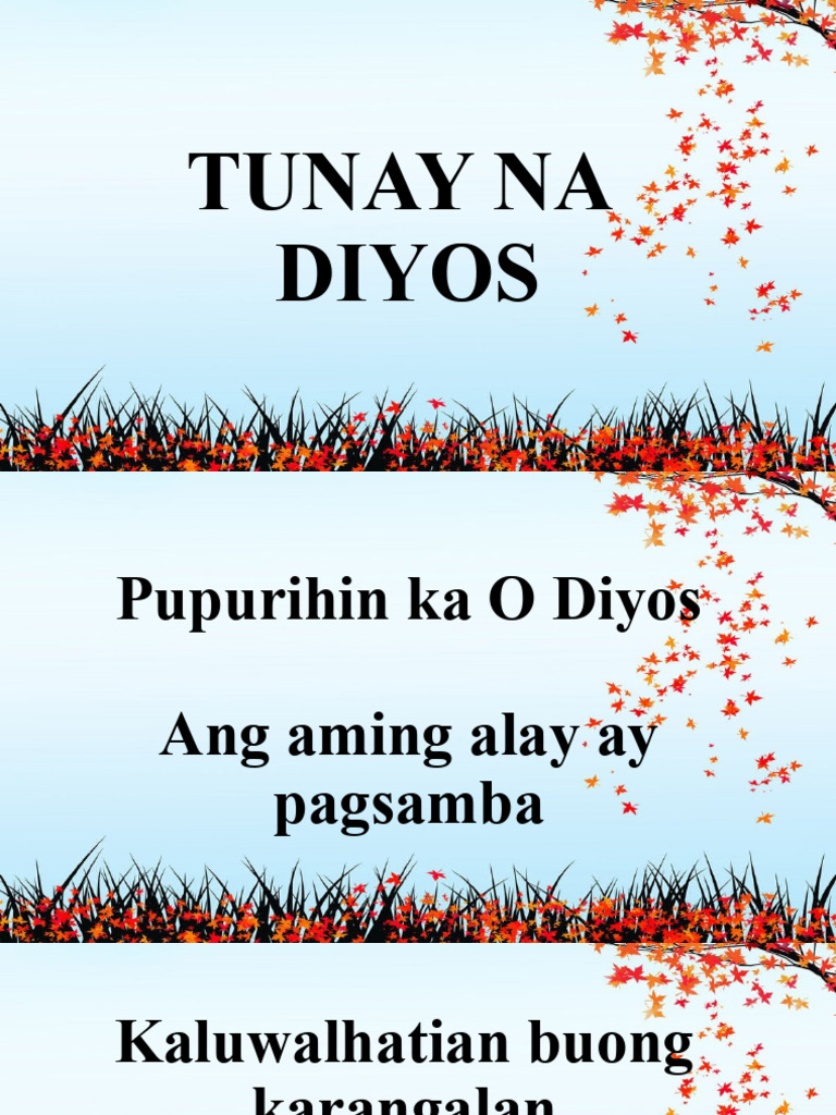 Tunay Na Diyos | PDF