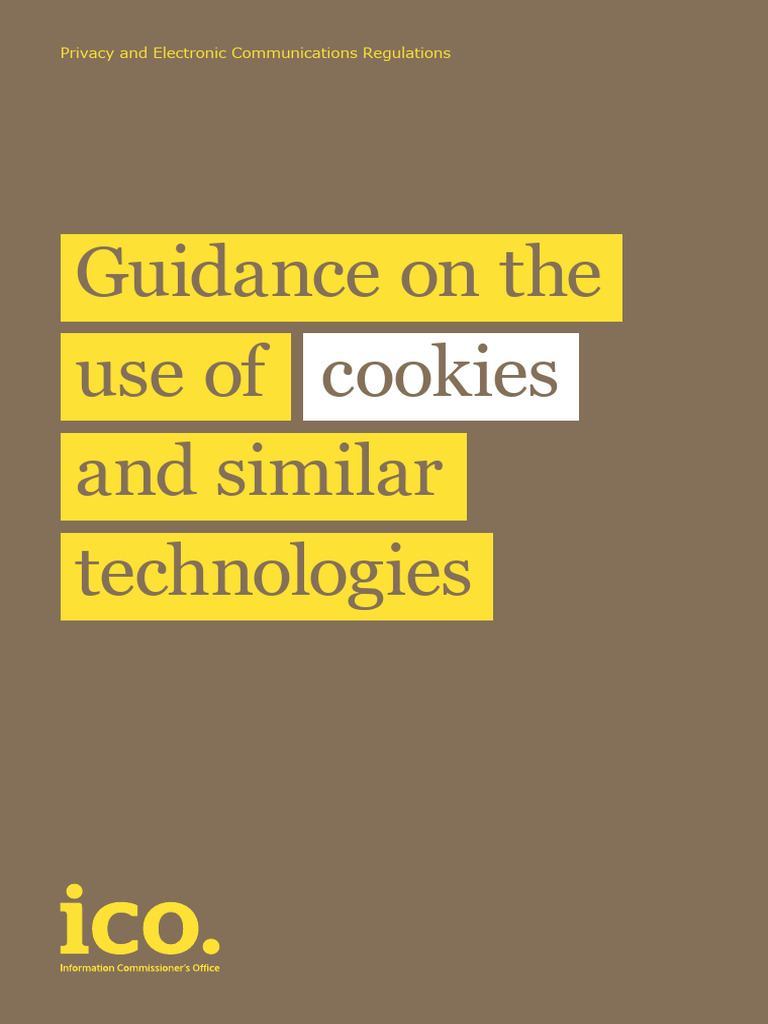 ICO - Guidance On The Use of Cookies | PDF | Http Cookie | Privacy