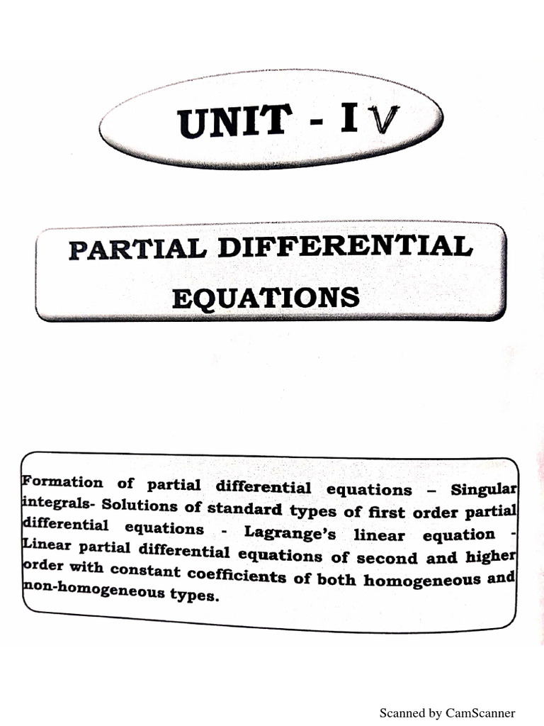 Unit 4 - Pde - 9.9.20 | PDF