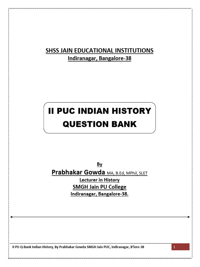 Indian History Notes | PDF