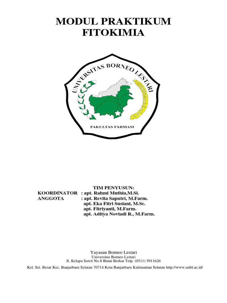 Modul Fitokimia | PDF | Pengembangan Diri | Sains & Matematika