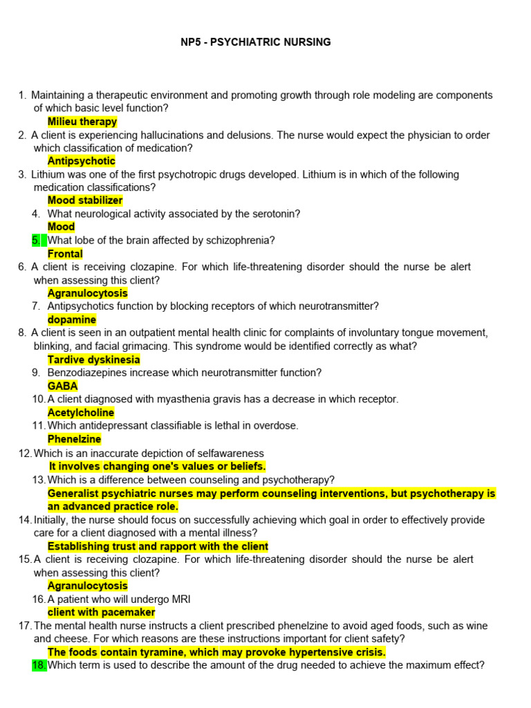 NP5 | PDF | Mental Disorder | Anorexia Nervosa