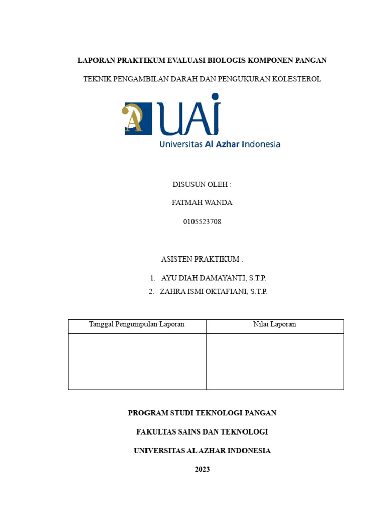 Laporan Wanda | PDF | Kesehatan Holistik