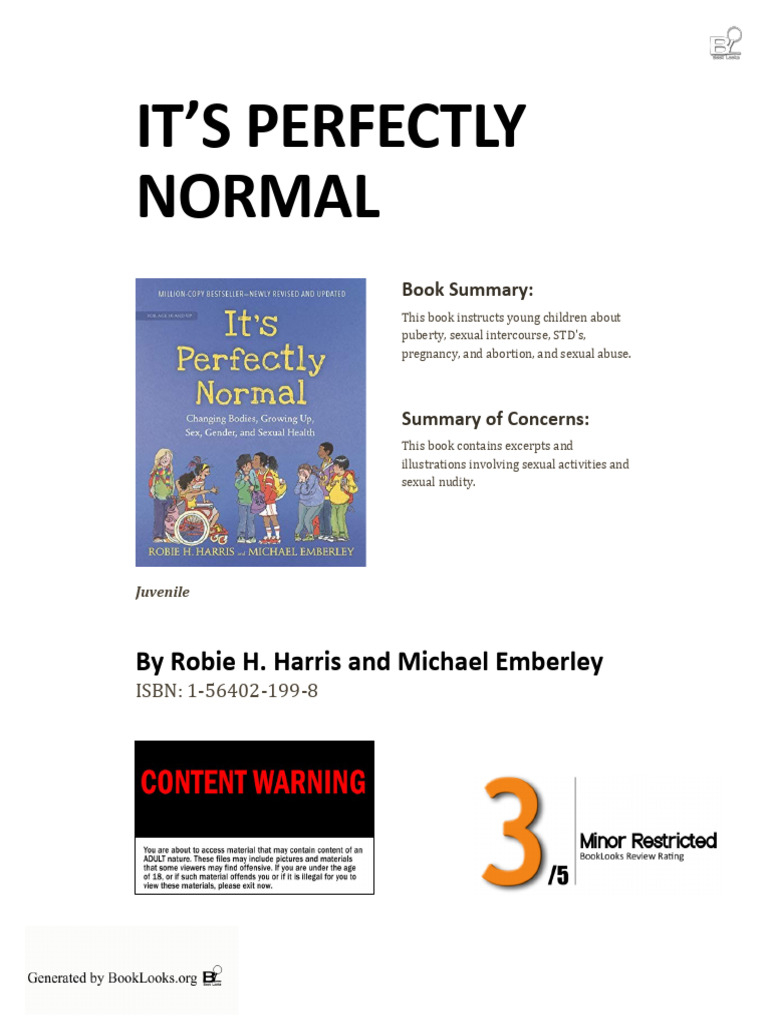 Its Perfectly Normal | Download Free PDF | Masturbation | Condom