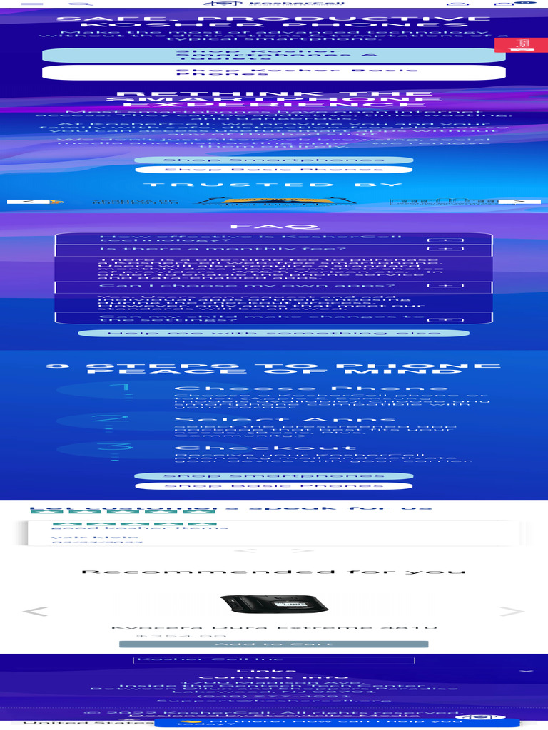 KosherCell - Browser Free Phones and Devices - Kosher Cell Inc | PDF ...