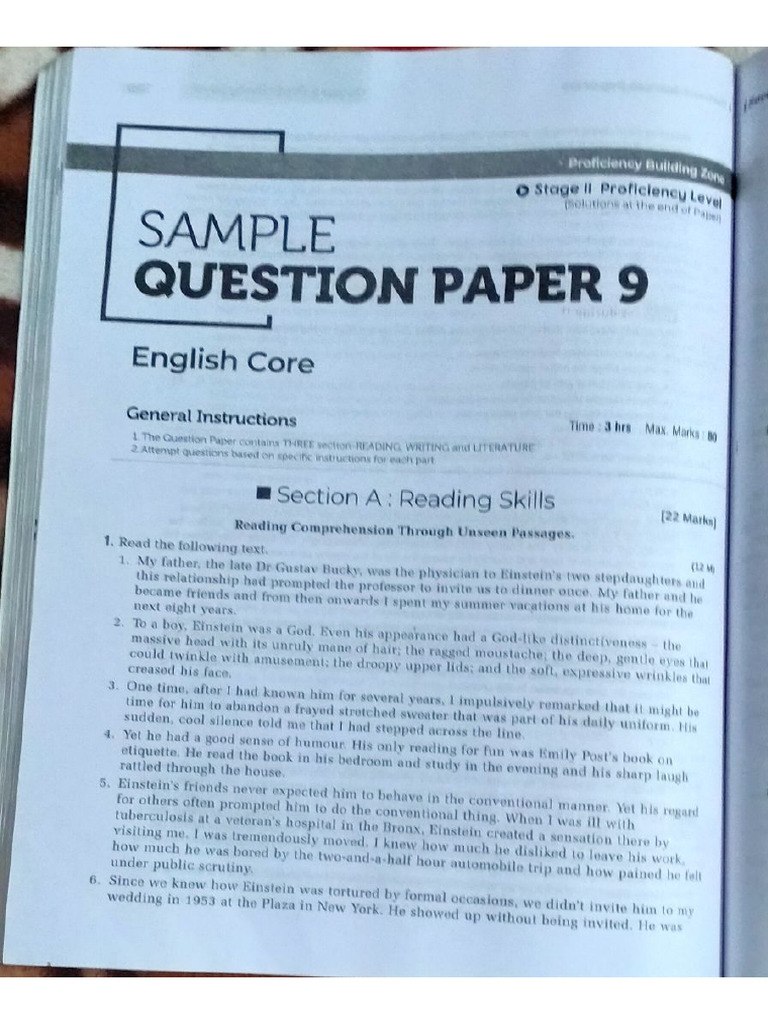 English Preboard Paper | PDF