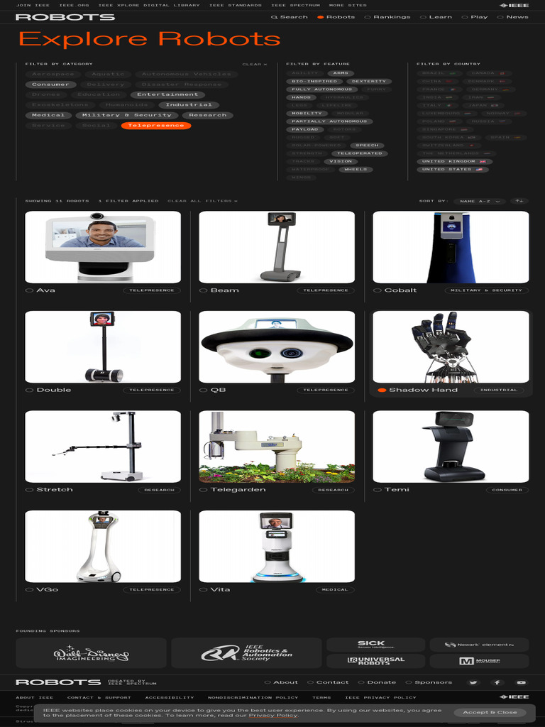 Ava - ROBOTS Your Guide To The World of Robotics | PDF