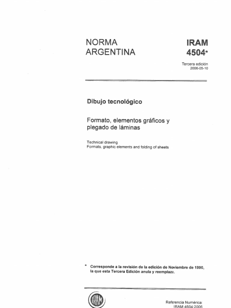 1 IRAM 4504 - 17hoja y Doblez | PDF