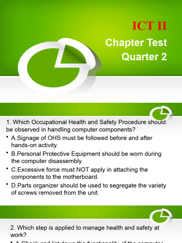 ICT 2.Q2 Chapter Testpptx | PDF | Business | Computers