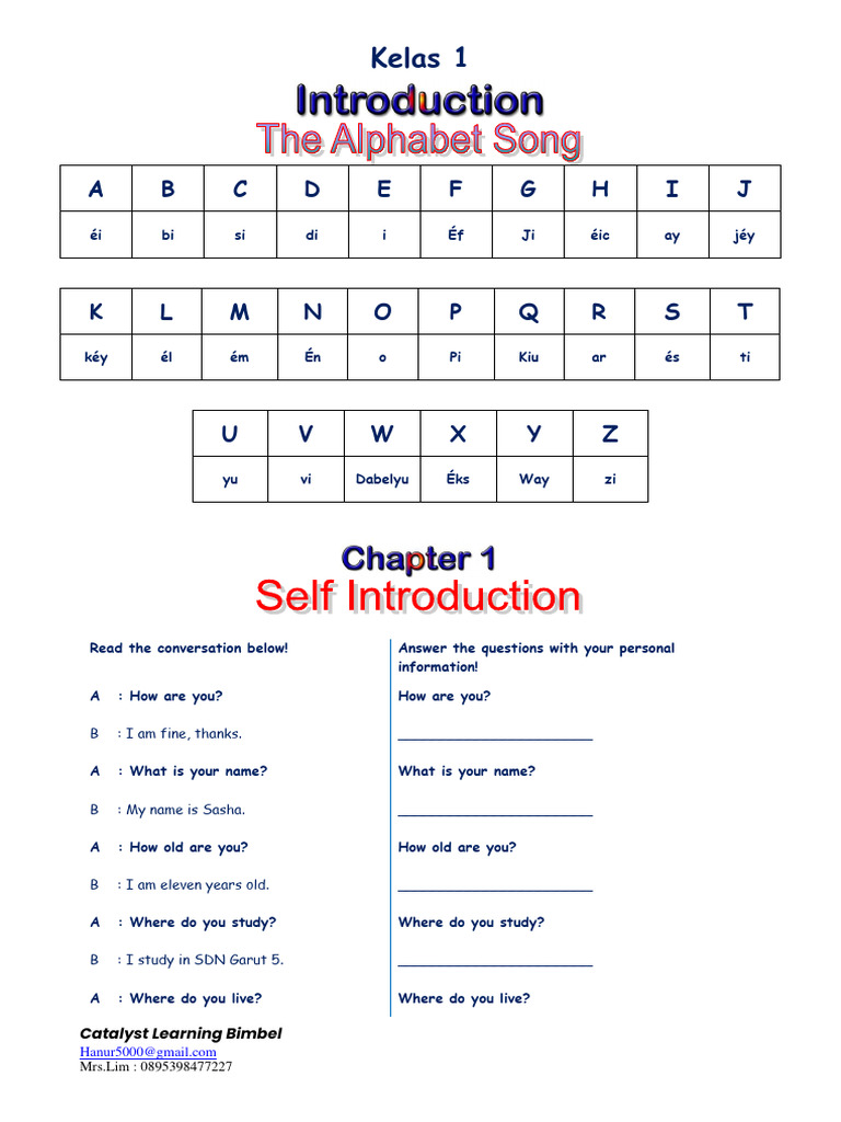 Modul English 1-6 SD | PDF