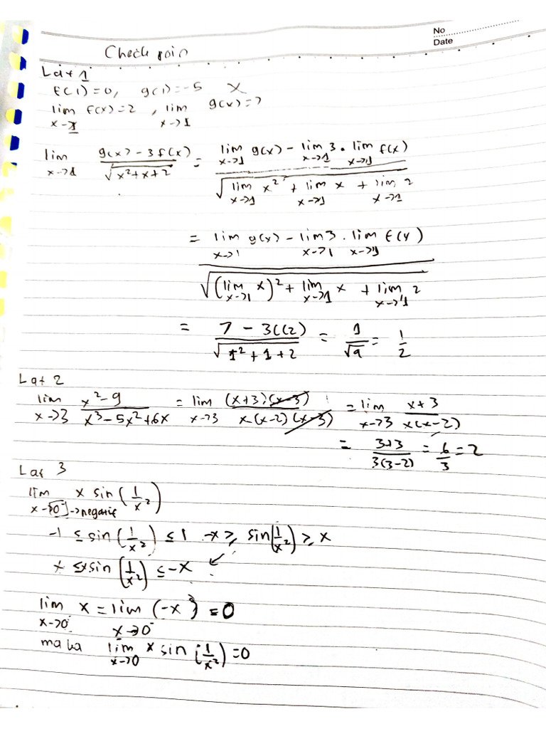 Cekpoin Teorema Limit | PDF