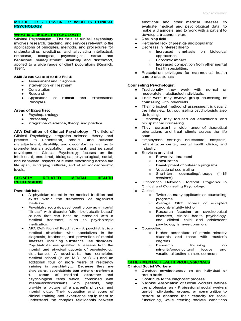 FCP Final Exam Reviewer | PDF