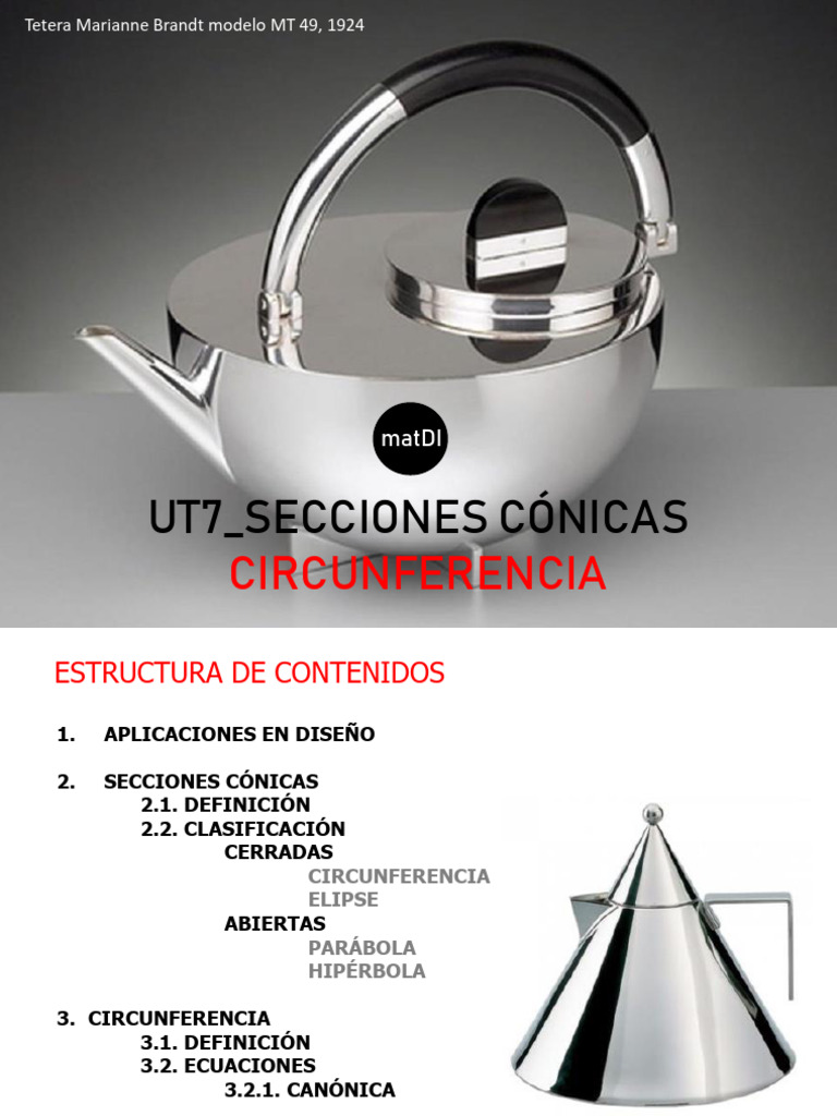 2020 Ut7 Cónicas Circunferencia | PDF