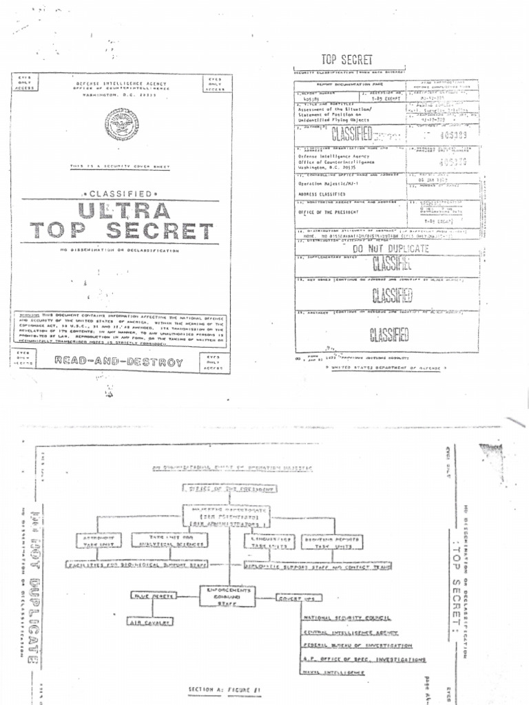 Ultra Top Secret Classified Roswell Document | PDF