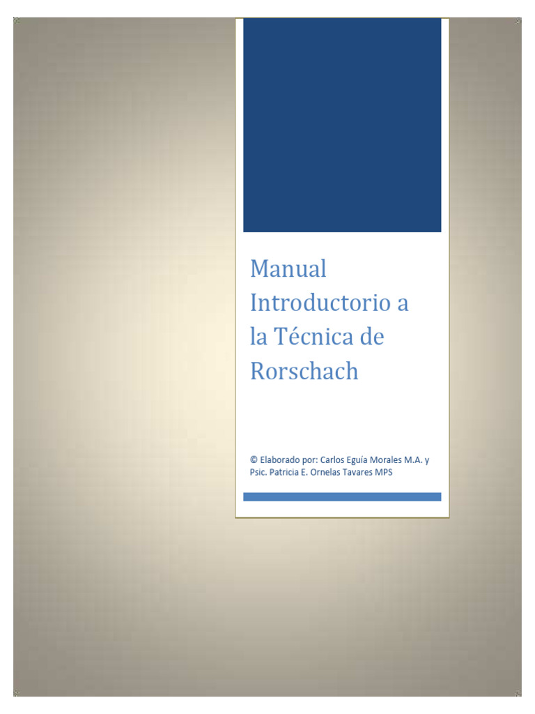 Manual Introductorio A La Tecnica de Ror | PDF