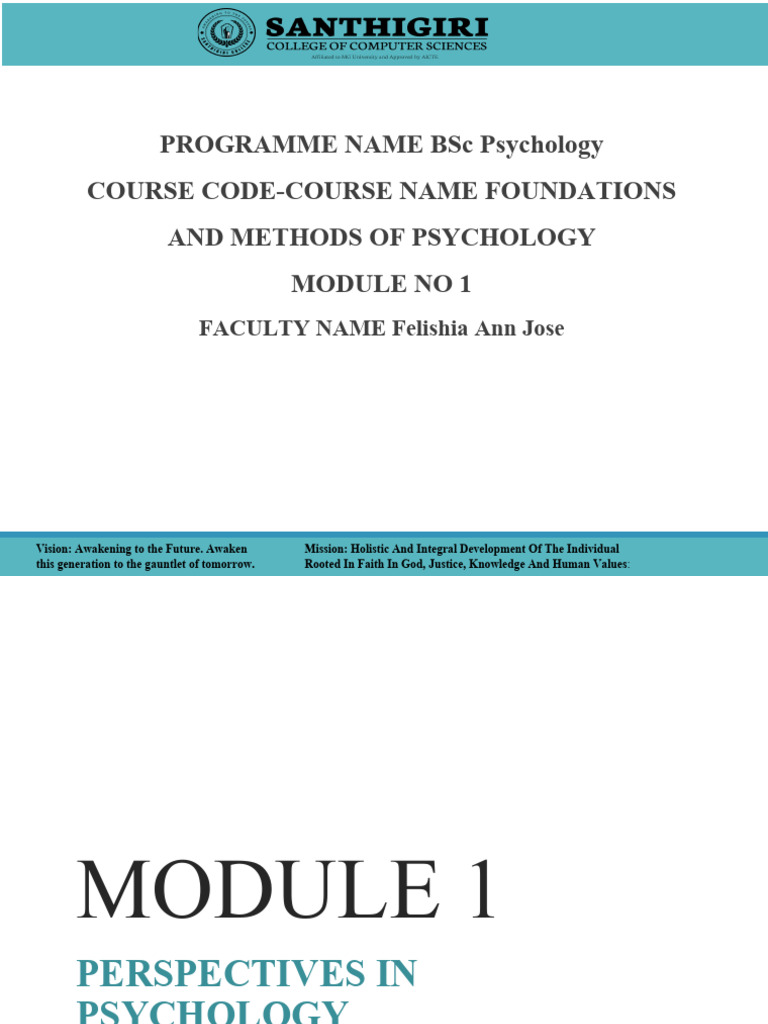 Basics of Psychology | PDF