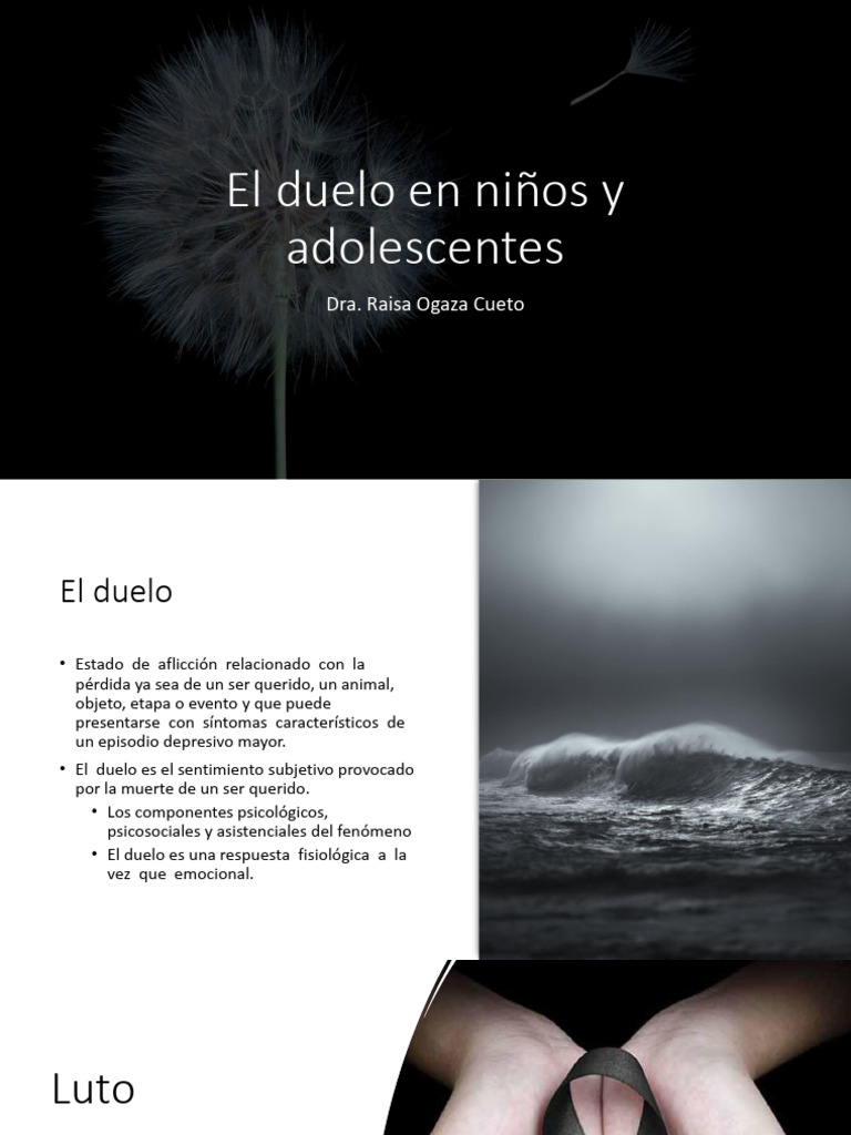 El Duelo en Niños y Adolescentes | PDF