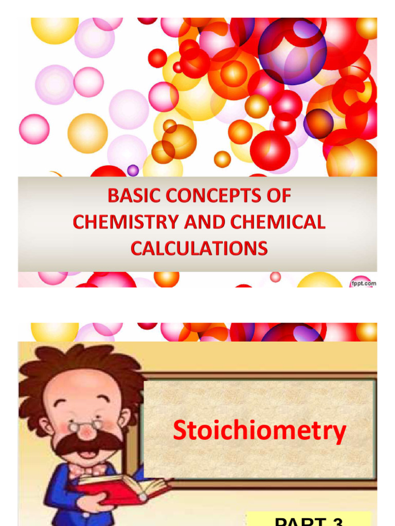 Basic Concept-Part 3 | PDF | Stoichiometry | Mole (Unit)