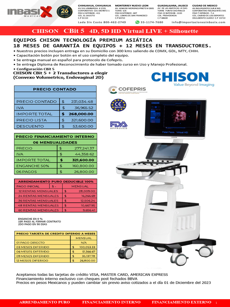 Chison Cbit 5 01.dic.23 | PDF