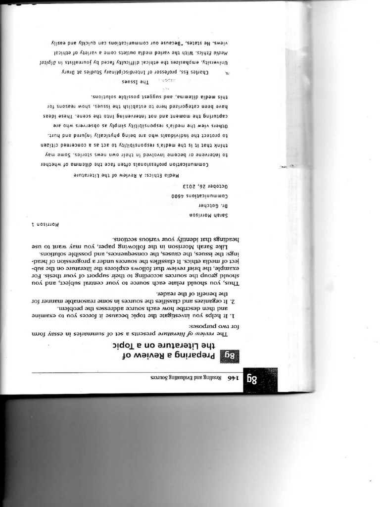 Sample Review of Related Literature | PDF