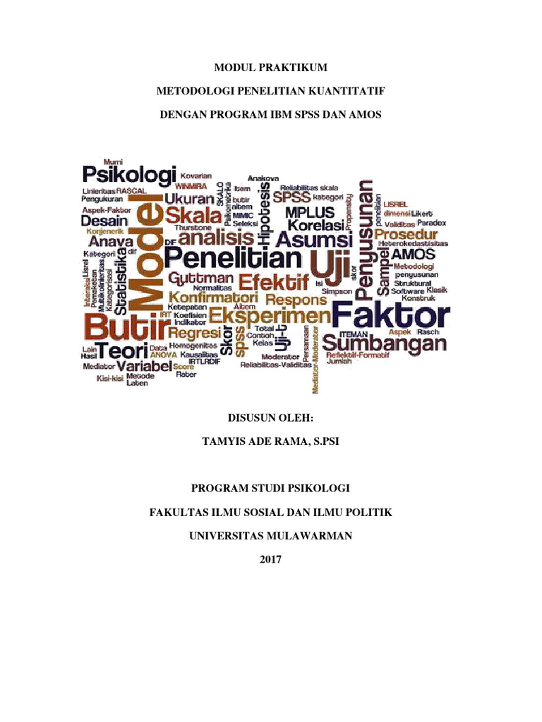 Modul Praktikum SPSS & AMOS | PDF