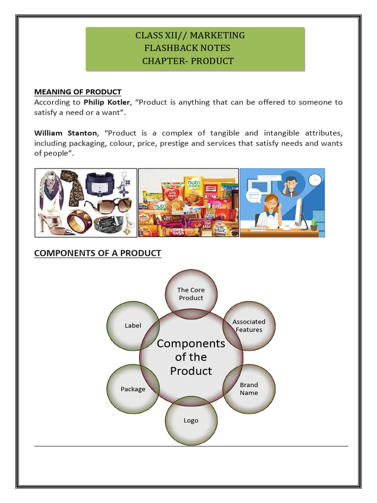 Marketing Flash Back Notes CBSE Class XII (812) (Unit 1-5) | PDF