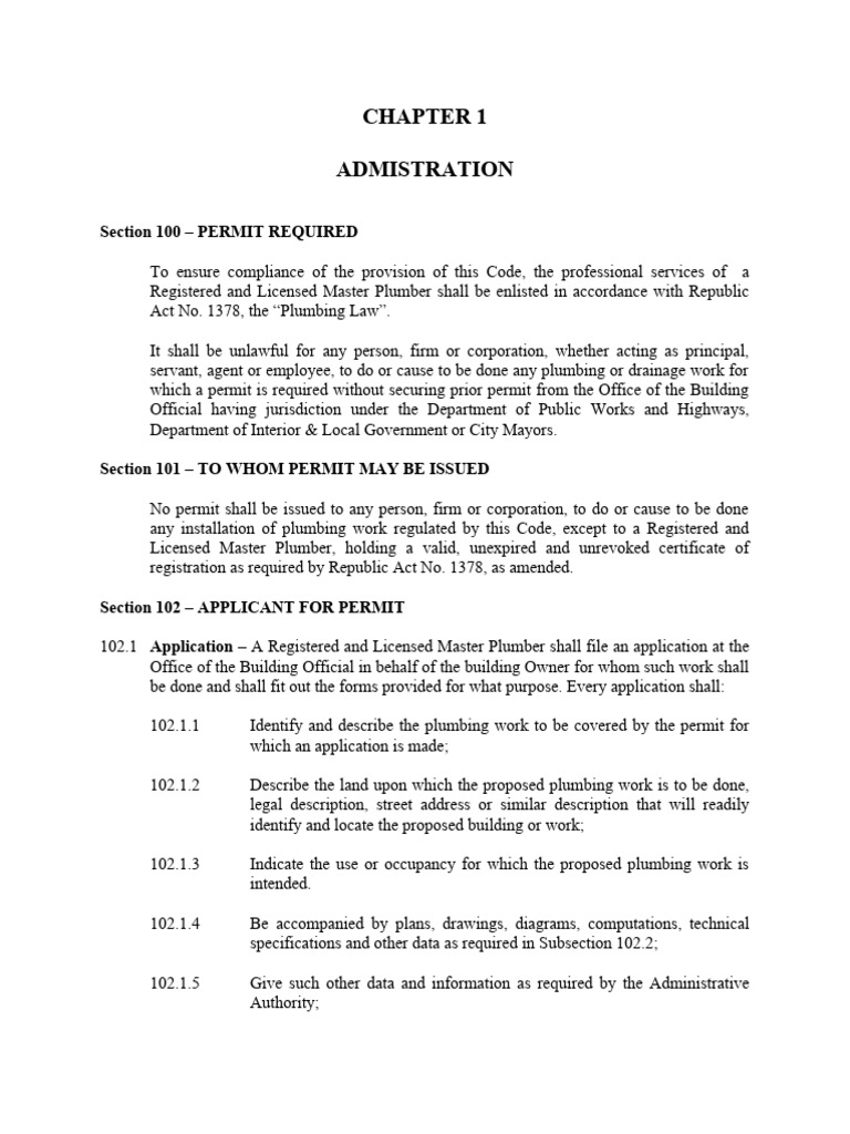 Chapter 1 Admistration | PDF