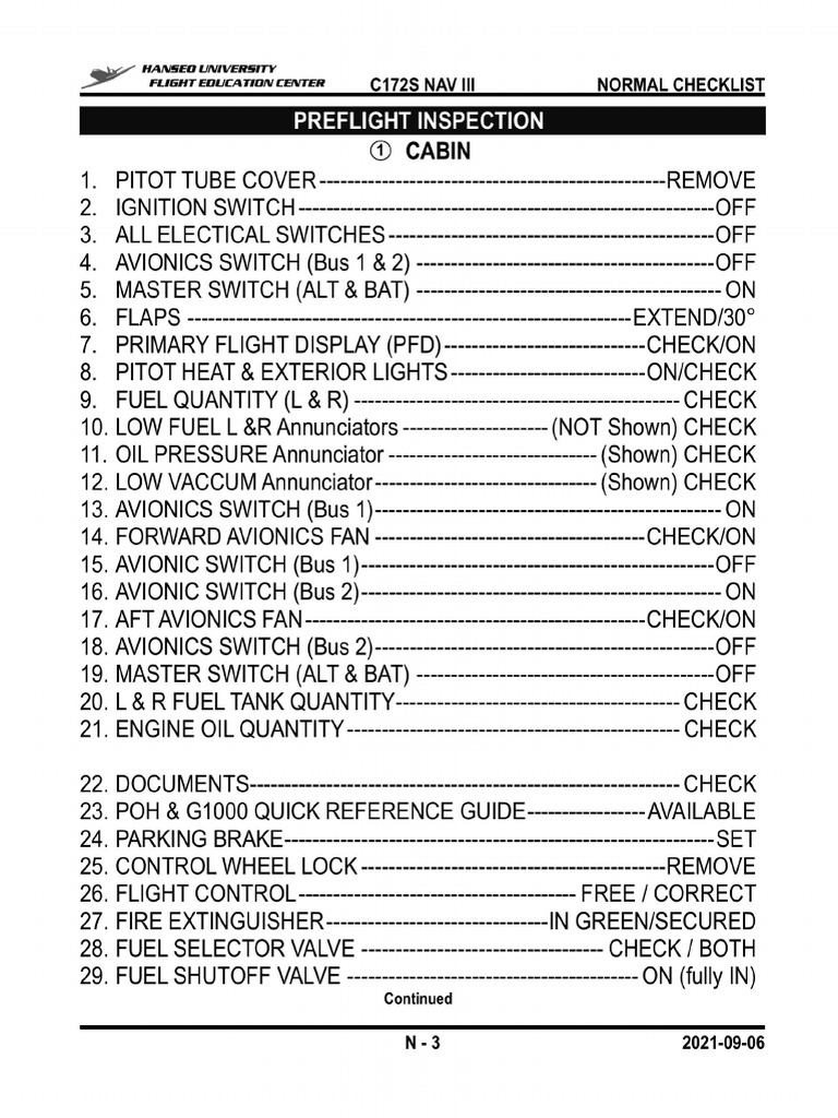 디젤 checklist | PDF | Aviation Safety | Throttle