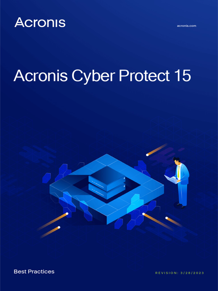 AcronisCyberProtect 15 Best Practices en-US | PDF | Backup | Computer Data Storage