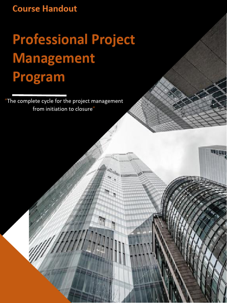 Project Management Course Handout-1 | PDF | Project Management | Agile Software Development
