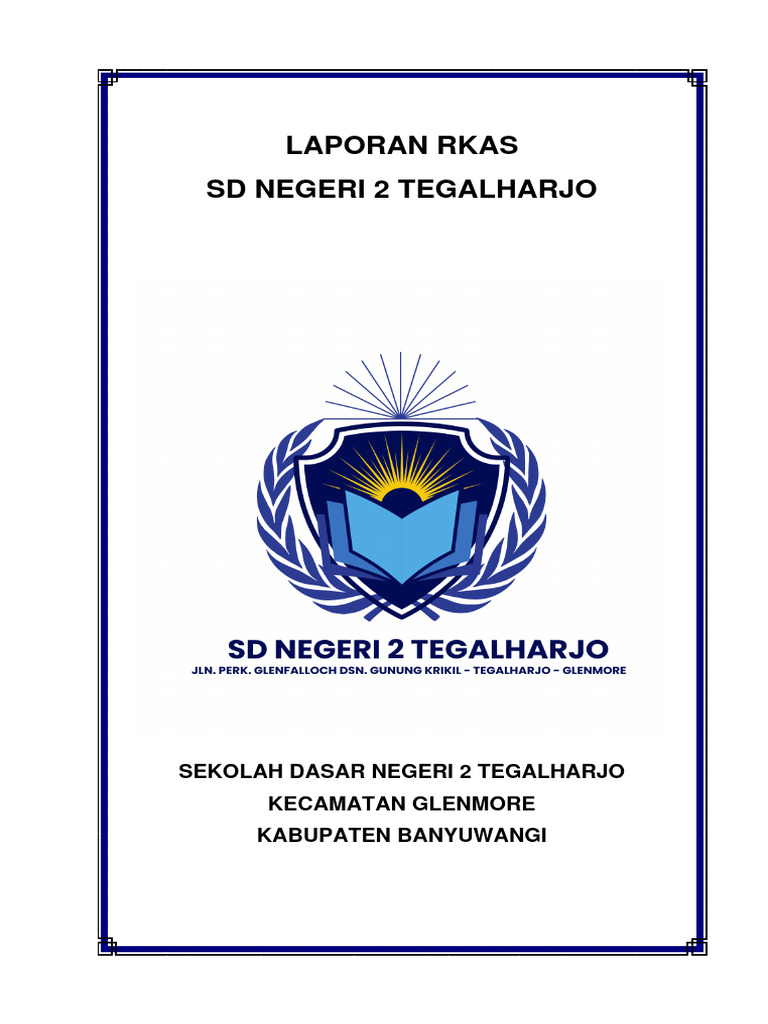 Daftar Hadir RKAS SD Tegalharjo | PDF