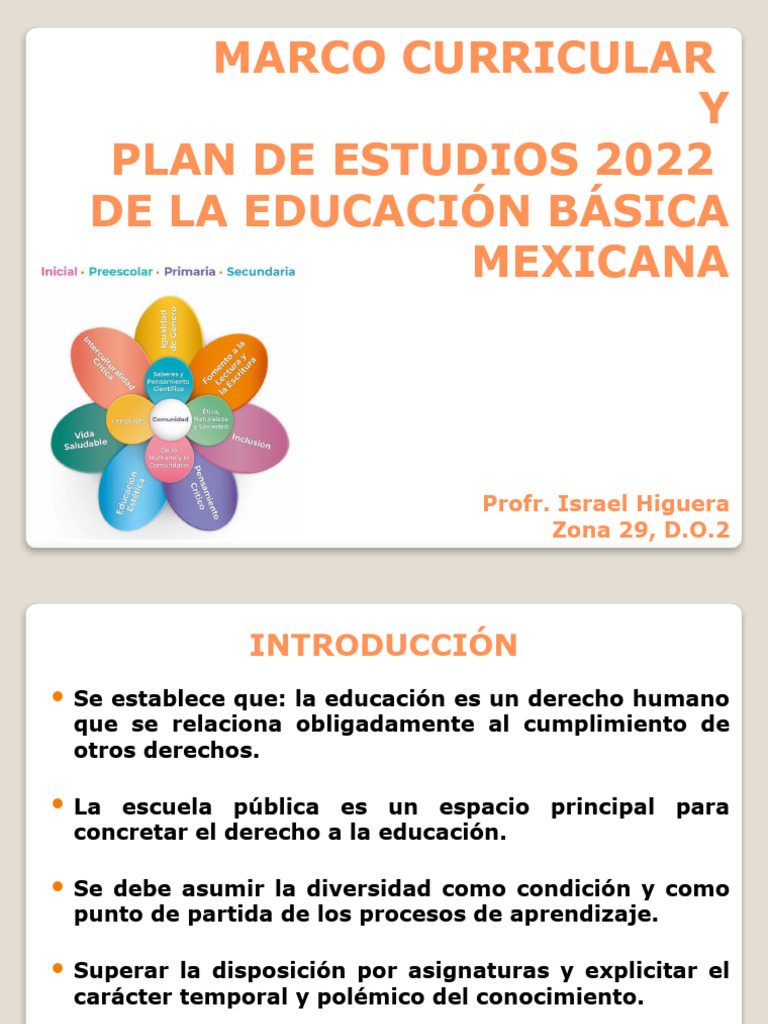 Marco Curricular y Plan de Estudios 2022 | PDF